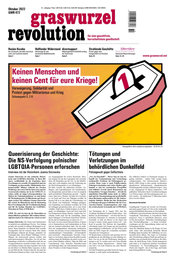 472 oktober 2022 – graswurzelrevolution